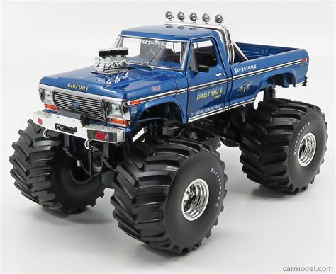 Greenlight 13541 Scale 118 Ford Usa F 250 Pick Up Bigfoot Monster Truck 1974 Blue Monster
