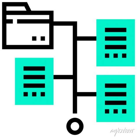 Classify Icon • Wall Stickers Illustration Graphic Coloured