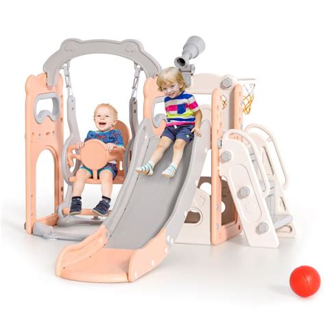 Toboggan Pour Enfant Avec Panier De Basket Boîte De Rangement Et