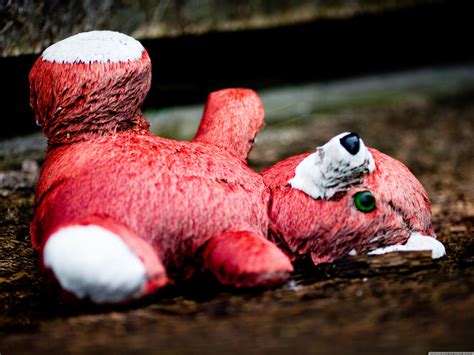 Red Teddy Bear 4k Uhd Wallpaper For Ultrahd Desktop And Tv Widescreen
