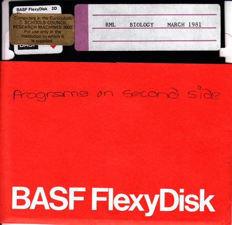 Computers In The Curriculum Biology Software Computing History