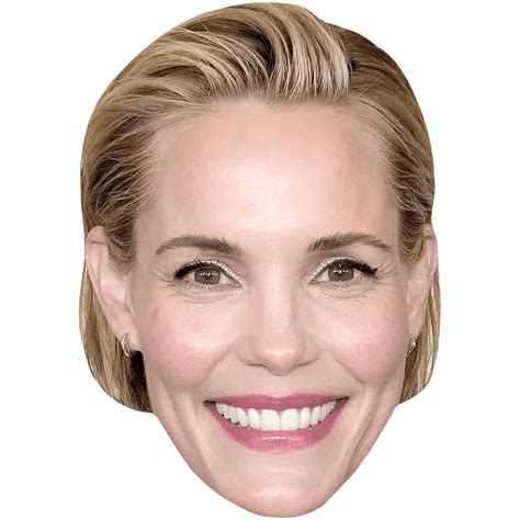 Leslie Bibb Grin Celebrity Mask Flat Card Face Fancy Dress Mask