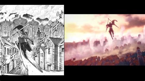 Manga Vs Anime Adaptation Comparison Hange Dedicates Her Heart R
