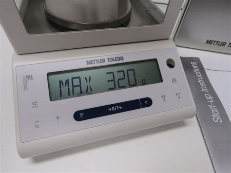 Mettler Toledo Mf Ml303e 03 Analytical Balance 320g Max Weight Veri