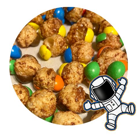 Meteorites Freeze Dried Caramel Mandms Space City Candy