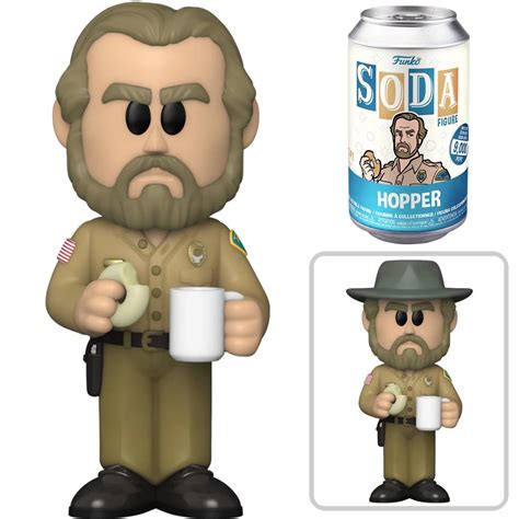 Funko Stranger Things Hopper Vinyl Soda Figure Limited Edition Chase