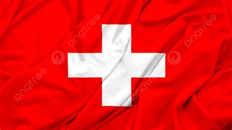 Switzerland Flag Waving Background Switzerland Flag Switzerland