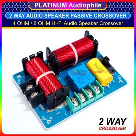 Jual Crossover Pasif 2 Way Passive Speaker Crossover Bass Treble Di