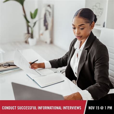 Learn About Informational Interviews At Our Webinar The University Of