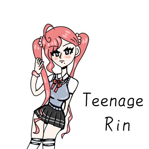 Rin Kanades Mother In Her Teen Years 1980s She Actually Went To A Different School Than