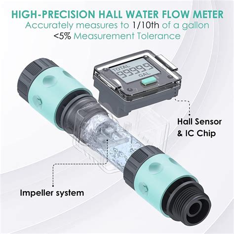 Flow Meter Rainpoint Water Flow Meter Water Meter For Garden Hose
