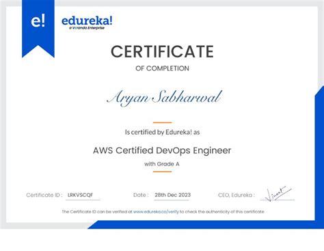 Aryan Sabharwal On Linkedin Successfully Completed My Aws Devops