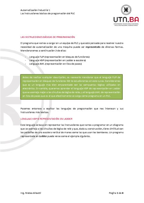 Las Instrucciones Básicas De Programación Las Instrucciones Básicas