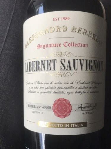 Alessandro Berselli Signature Collection Cabernet Sauvignon Vivino Us