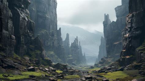 Imposing Monumentality A Cinematic Sci Fi Landscape With Sharp