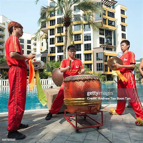 Lion Dance Drum Photos And Premium High Res Pictures Getty Images