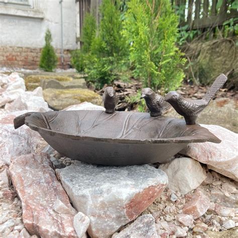 ZahradnÍ LitinovÉ KrmÍtko Pro PtÁky List PÍtko Pro PtÁČky TmavÁ Pat Aukro