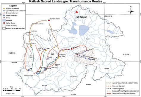 Traditional Transhumance Routes In The Ksl As Described In Key