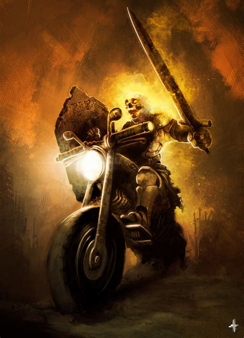 Artstation Hell Biker