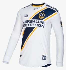 La Galaxy Primary Authentic Long Sleeve Jersey La Galaxy Team Jersey