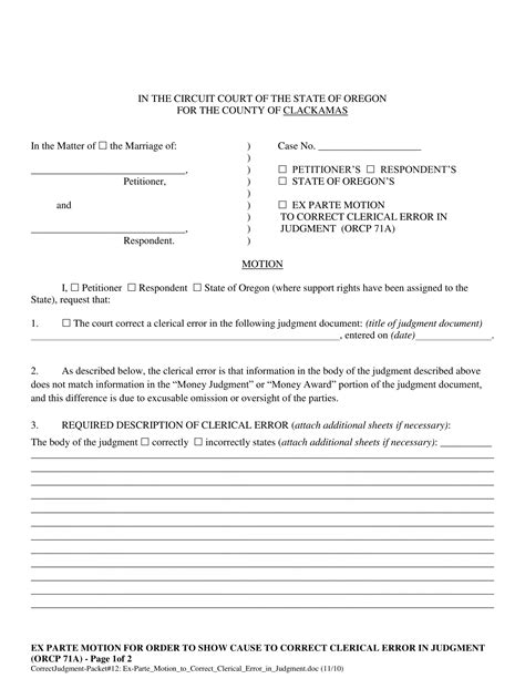 Form Orcp 71a ≡ Fill Out Printable Pdf Forms Online