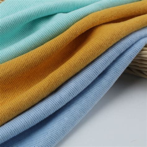 310gsm Cotton Polyester Rib Knit Fabric 75cotton 25polyester
