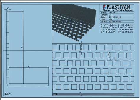 Foresta Wood Effect Cladding Ventilation Profile 25mtr Black
