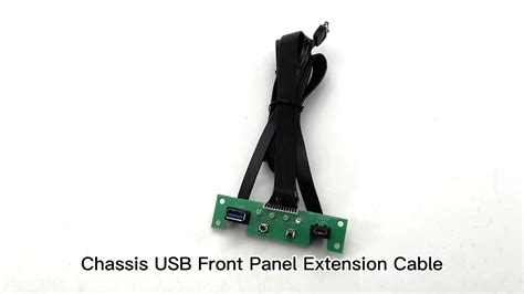 Pc Case Usb Front Panel Mounted Extension Cable Usb 30 Usb 31 Print