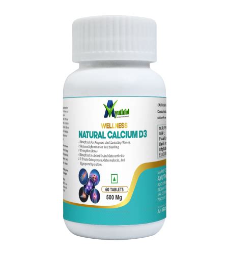 Ayuthful Products Wellness Natural Calcium D3 Tablet