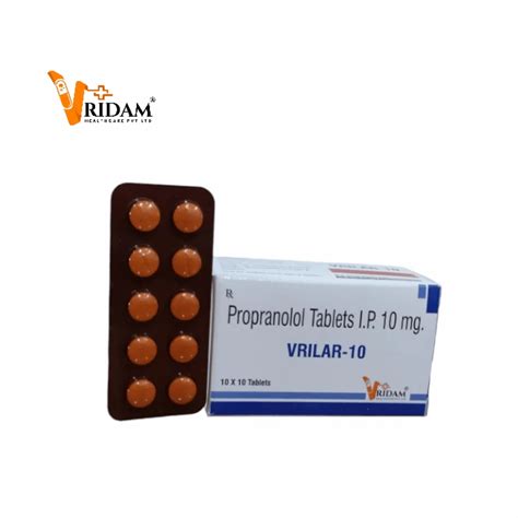 Propranolol 10 Mg Tablets At Rs 348box Nashik Id 2851081588830