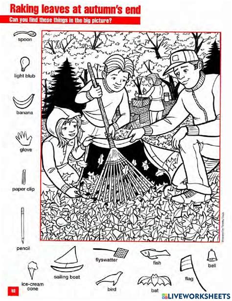 Autumn Hidden Pictures Hidden Picture Puzzles Hidden Pictures