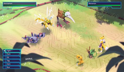 Gero Rivera Agumon Ganimon Kiwimon Koemon Renamon Yanmamon Digimon Digimon World 3