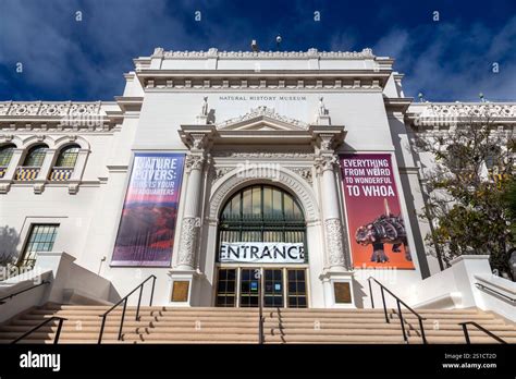 World Famous San Diego California Us Balboa Park Natural History Museum