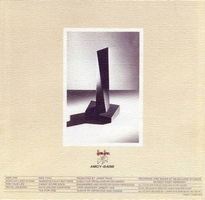 Presence Led Zeppelin Album Cover