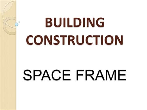 Space Frame Pdf