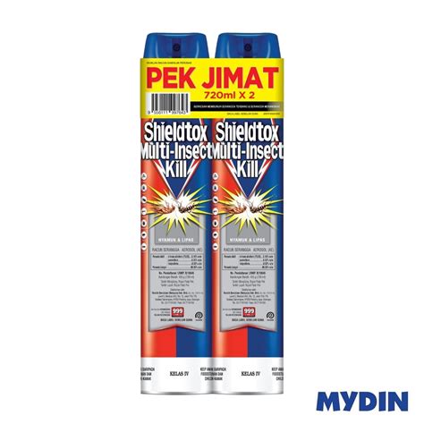 Shieldtox Multi Insect Kill Spray Aerosol 2 X 525ml Shopee Malaysia