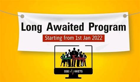Ssei Markets Are Coming Up With A New Initiative Called “team Trading” In Which We Are Going To