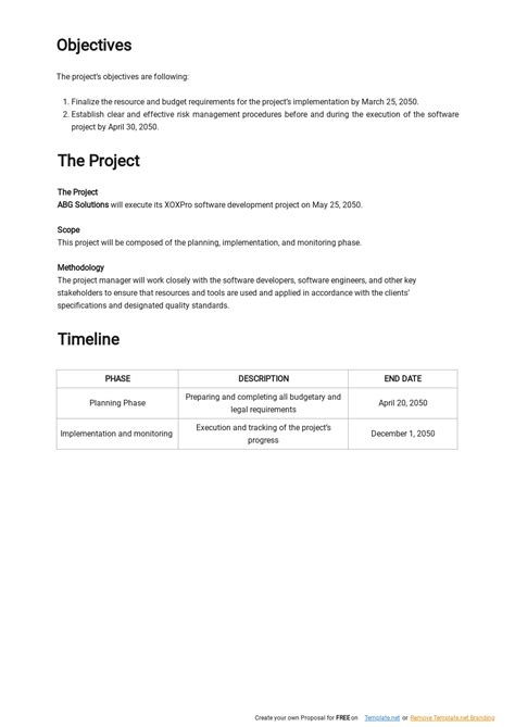 Free Project Schedule Template Excel