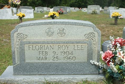 Florian Roy Lee 1904 1960 Find A Grave Memorial
