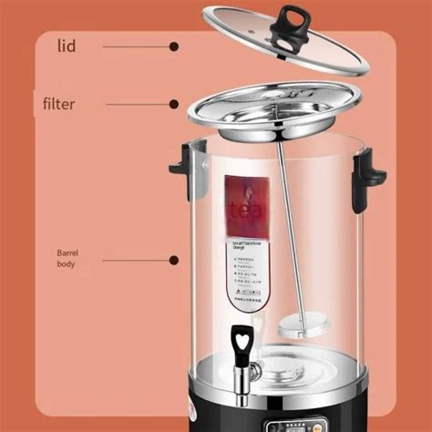 Tea Boiling Machine Automatic Tea Brewing Machine Commercial Glass
