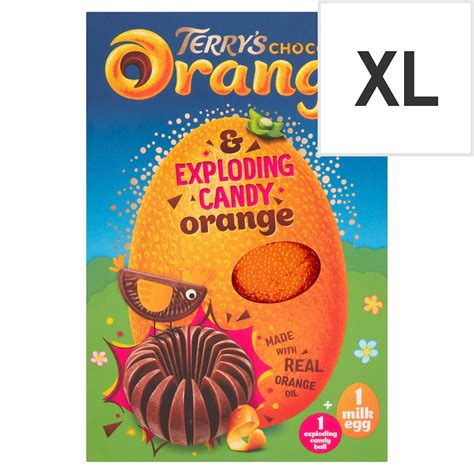 Terrys Chocolate Orange Easter Egg Exploding Candy 297g Tesco Groceries