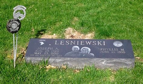 Lesniewski Joseph Anthony Ww2 Gravestone