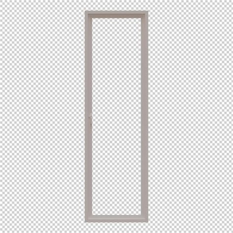 Premium Psd Window 3d Render Design Element