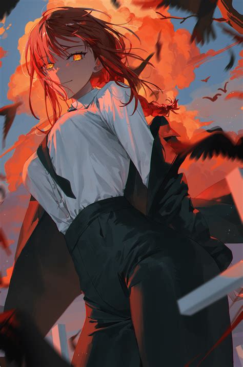 Makima Chainsaw Man Makima Fan Art Makima Fanart Makima Illustration