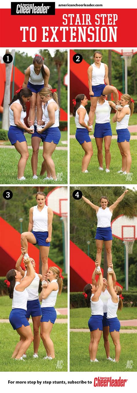 Stunt Like The Pros Cheer Stunts Cheerleading Cheer Workouts
