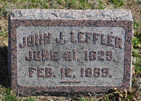John J Leffler 1829 1899 Mémorial Find A Grave