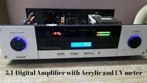 5 1 Digital Amplifier With Acrylic And Uv Meter