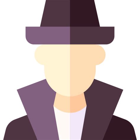 Detective Basic Straight Flat Icon