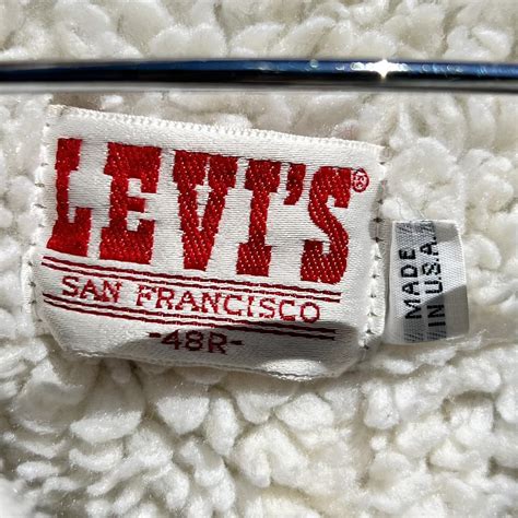 Levis Sheep Wool Lined Denim Jacket Depop