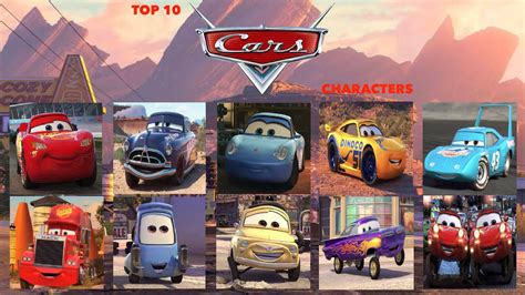 Top 10 Cars Characters By Ivonalan On Deviantart